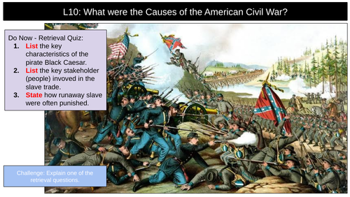 Slavery American Civil War | Teaching Resources
