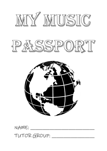 My Music Passport | Teaching Resources
