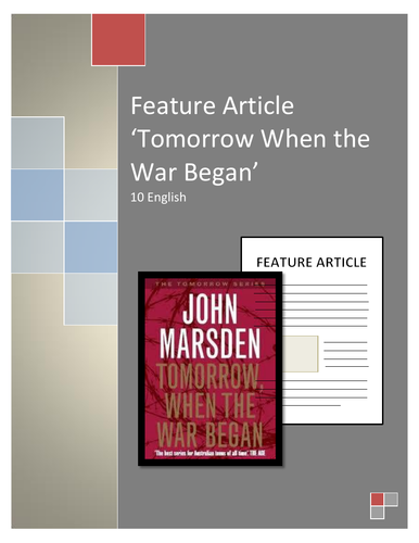 Tomorrow When the War Began - Feature Article Assessment | Teaching ... Tomorrow When the War Began - Feature Article Assessment | Teaching ...