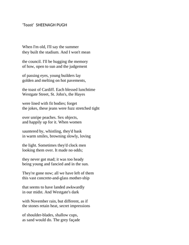 GCSE ENGLISH LITERATURE - ANALYSIS OF THE POEM 'TOAST' WJEC | Teaching ...