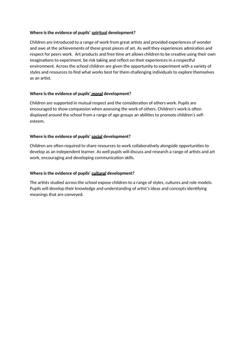 Art SMSC | Teaching Resources Art SMSC | Teaching Resources