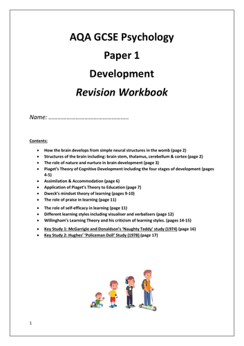 AQA GCSE Development Work Booklet | Teaching Resources
