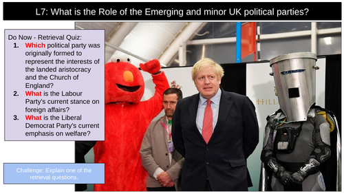 Emerging Minor UK political parties? | Teaching Resources