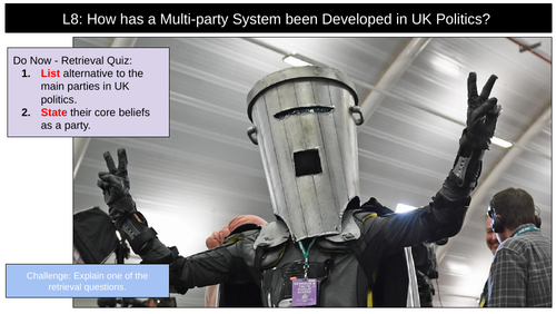 Multi-party System UK Politics | Teaching Resources