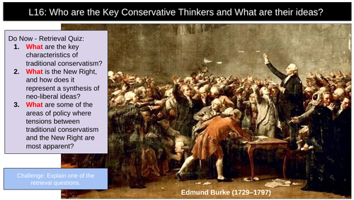 Conservative Key Thinkers | Teaching Resources