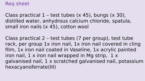 Corrosion and preventing rusting - FULL LESSON | Teaching Resources