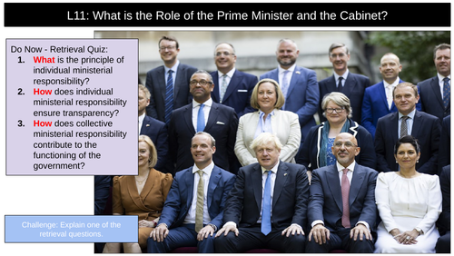 Prime Minister Cabinet | Teaching Resources