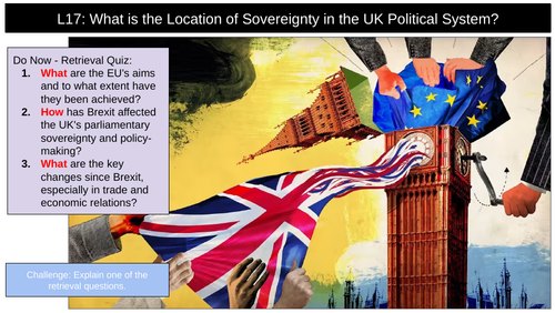 Sovereignty UK Politics | Teaching Resources