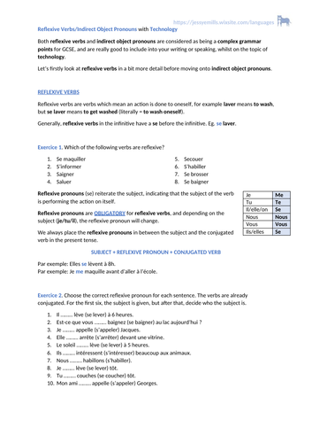 French Grammar - Technology | Teaching Resources