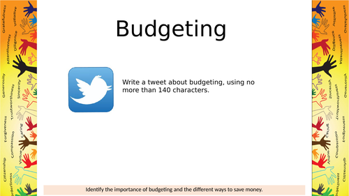 Budgeting | Teaching Resources Budgeting | Teaching Resources