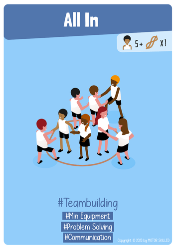 All In - PE Team Building Game for Elementary School | Teaching Resources