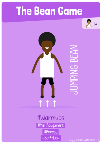 The Bean Game - PE Warmup Game for Elementary School | Teaching Resources