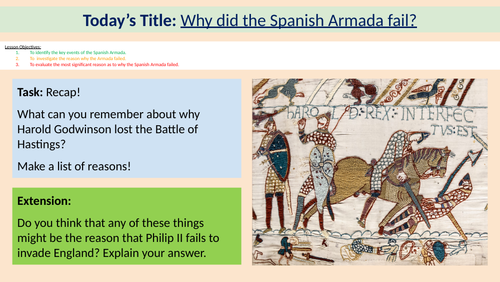11. Failure of the Spanish Armada | Teaching Resources