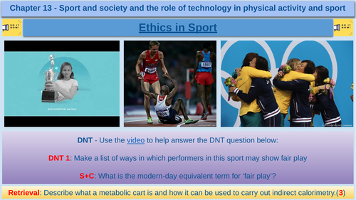 Ethics in Sport | Teaching Resources