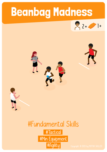 Beanbag Madness - PE Fundamental Skills Game for Elementary School ...