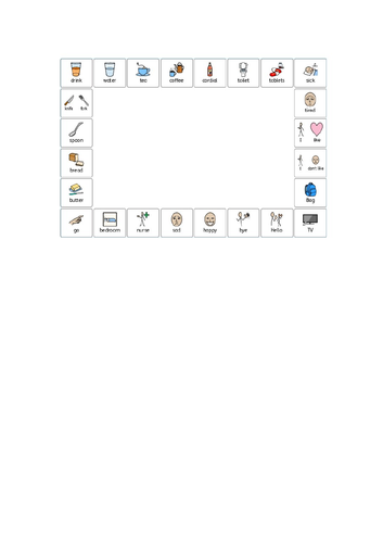 communication mealtime mat PECS autism | Teaching Resources