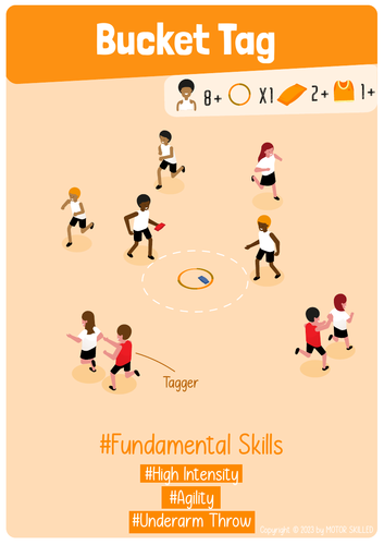 Bucket Tag - PE Fundamental Skills Game for Elementary School ...