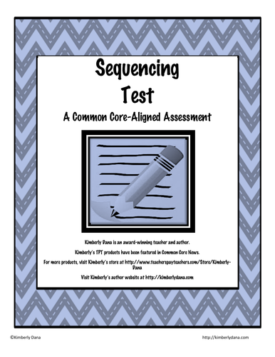 Sequencing Test Assessment | Teaching Resources