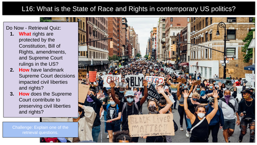 Race Rights US Politics | Teaching Resources