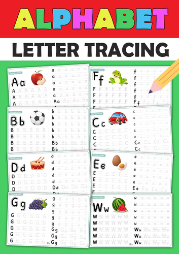 Alphabet Tracing letters. Handwriting Practice. Print Worksheets ...