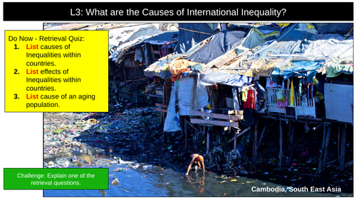 International Inequality Causes Development Gap | Teaching Resources