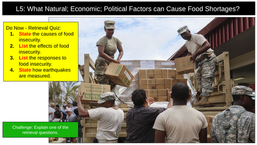 Food Shortages | Teaching Resources