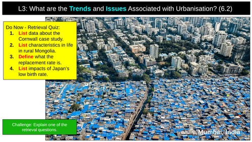 Urbanisation Trends | Teaching Resources