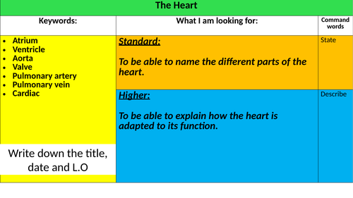The Heart | Teaching Resources