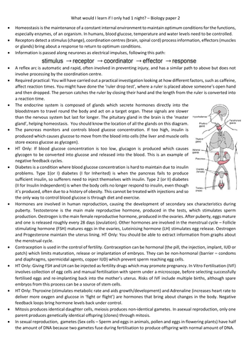 AQA Trilogy Biology Paper 2 Revision One Night Left | Teaching Resources AQA Trilogy Biology Paper 2 Revision One Night Left | Teaching Resources