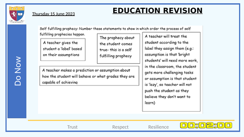 AQA Education worksheets and revision sheets | Teaching Resources