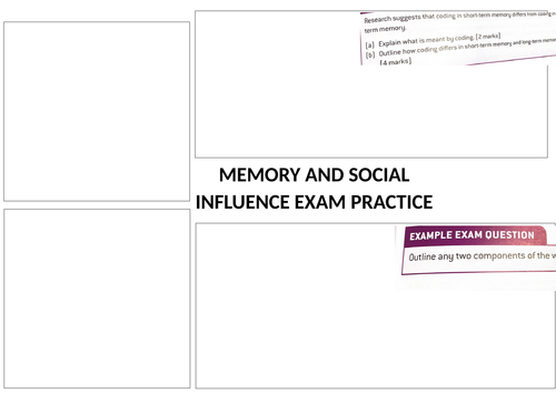 Year 12 Psychology Memory revision lessons | Teaching Resources