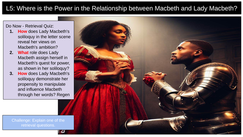 Macbeth Lady Macbeth Power | Teaching Resources
