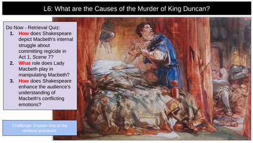 King Duncan Murder | Teaching Resources