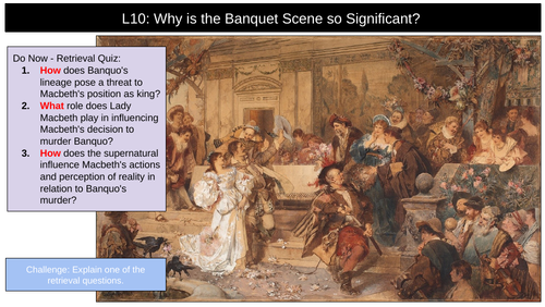 Macbeth Banquet | Teaching Resources