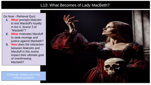 Lady Macbeth Death | Teaching Resources