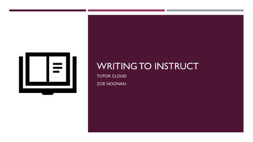 Writing Instructions | Teaching Resources