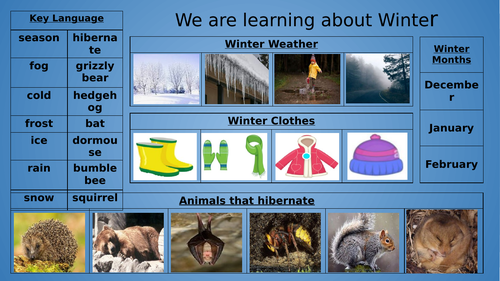 EYFS Knowledge Organiser - Winter | Teaching Resources