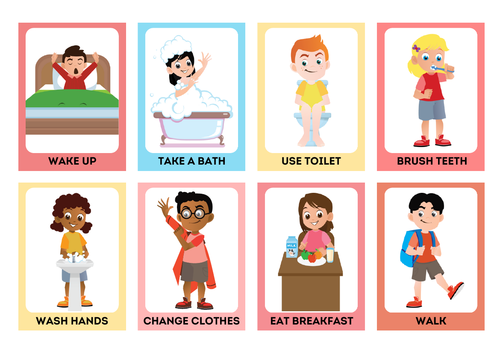 Daily routine Flashcards | Teaching Resources Daily routine Flashcards | Teaching Resources