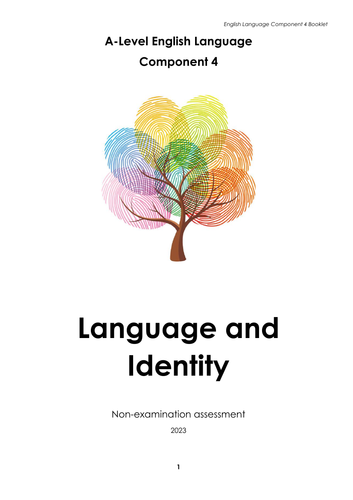WJEC A Level English language Investigation Booklet | Teaching Resources WJEC A Level English language Investigation Booklet | Teaching Resources