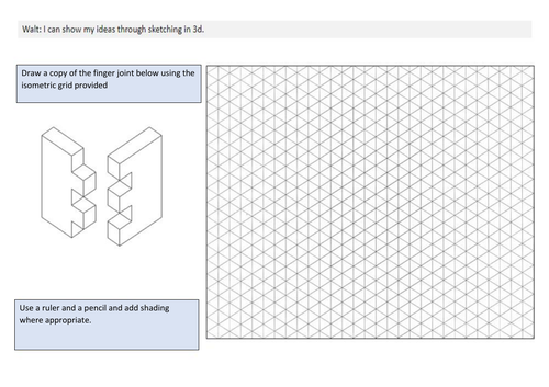 Isometric drawing sheet practice Lap joint | Teaching Resources Isometric drawing sheet practice Lap joint | Teaching Resources