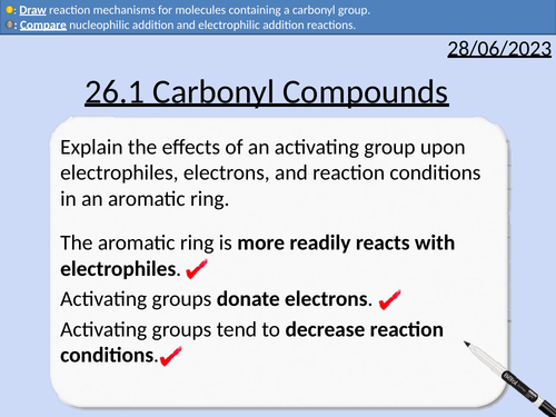 A Level Chemistry: Carbonyl Compounds | Teaching Resources