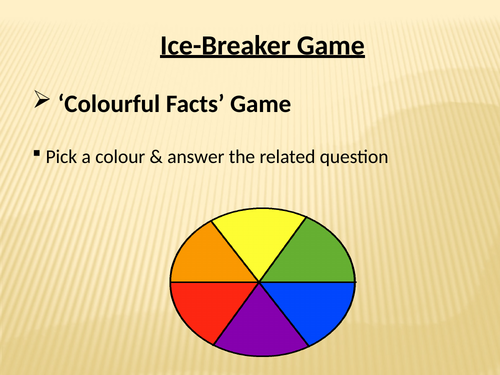 Ice-Breaker Game on PPT | Teaching Resources