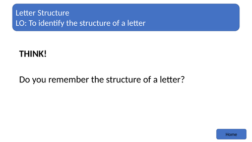 Letter Writing ppt | Teaching Resources