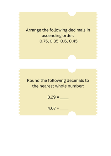 Year 4 Maths Exit Tickets | Teaching Resources