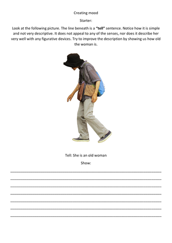 Descriptive Writing - Mood | Teaching Resources