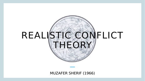 A2 English Language - Realistic Conflict Theory - Language and the Self ...