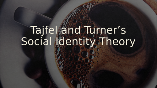 A2 English Language - Social Identity Theory - Language and the Self ...