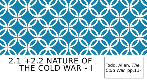 IB History SL and HL Paper 2: Topic 12: Cold War, Superpower Tensions ... IB History SL and HL Paper 2: Topic 12: Cold War, Superpower Tensions ...