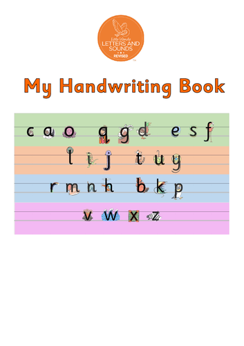 Little Wandle Handwriting Booklet - Letter Formation | Teaching Resources Little Wandle Handwriting Booklet - Letter Formation | Teaching Resources
