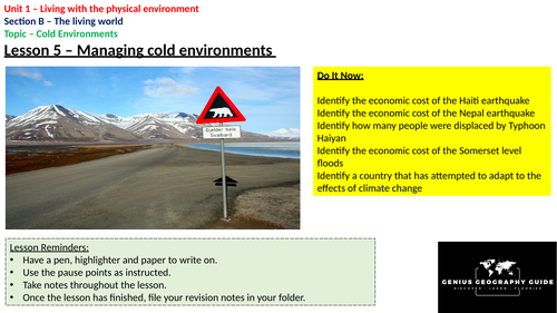 Managing Cold Environments | Teaching Resources Managing Cold Environments | Teaching Resources